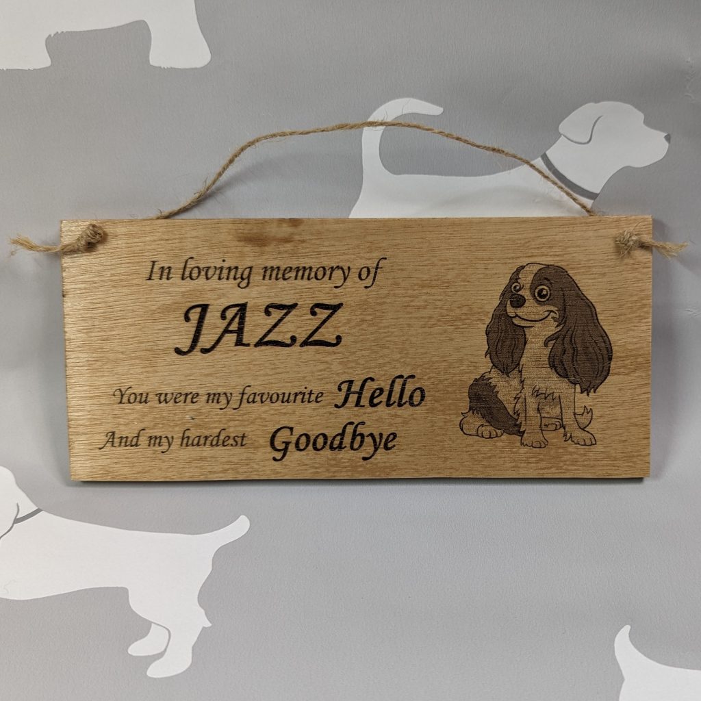Hanging Wall Sign | Hand Crafted Personalised Commemoratives