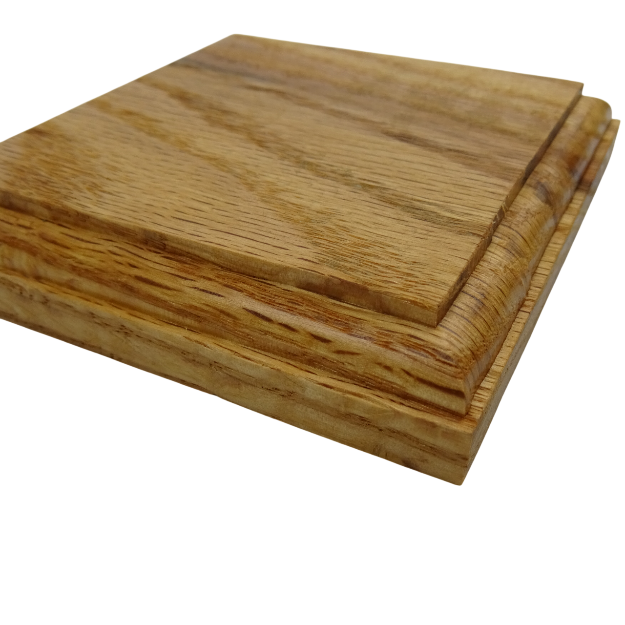 Oak Display Plinth Square (Ogee Edging)